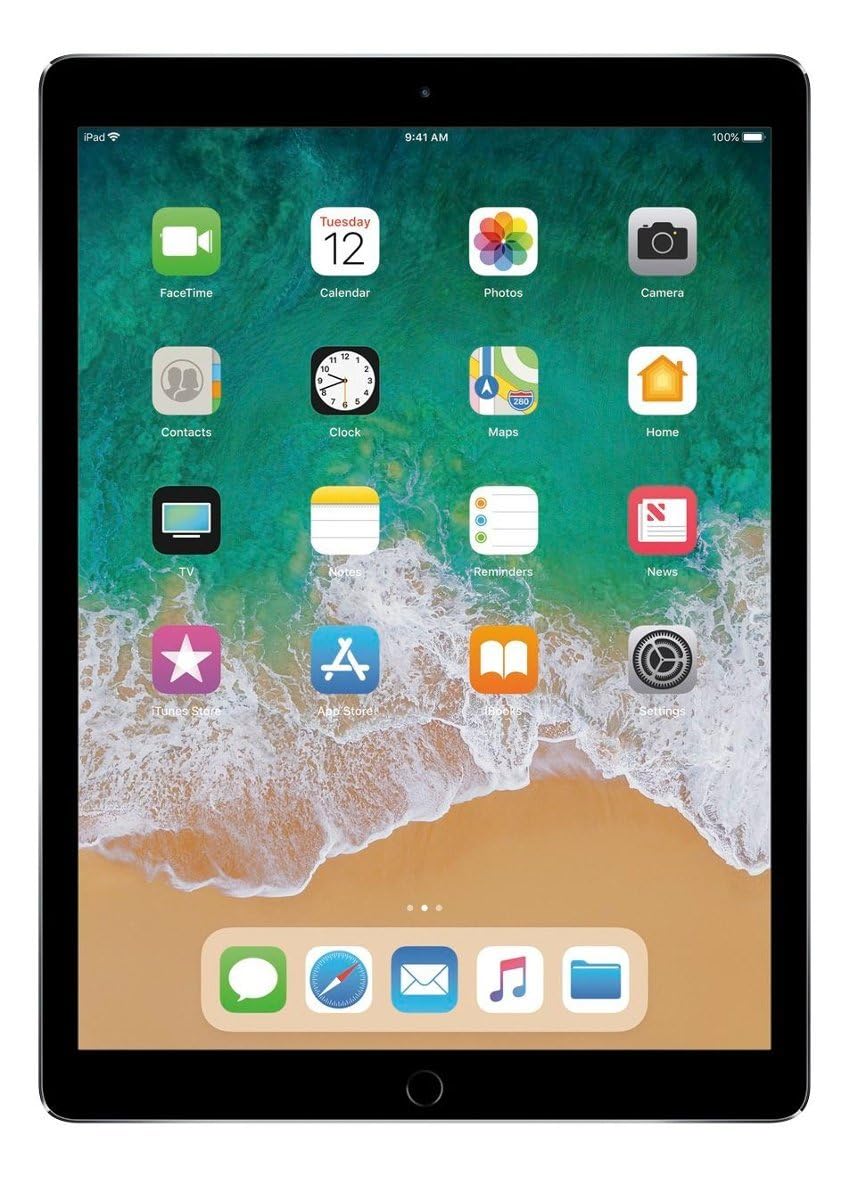 Apple iPad Pro (256GB, Wi-Fi + Cellular, Space Gray) 12.9-inch Display ML3T2LL/A (Refurbished)