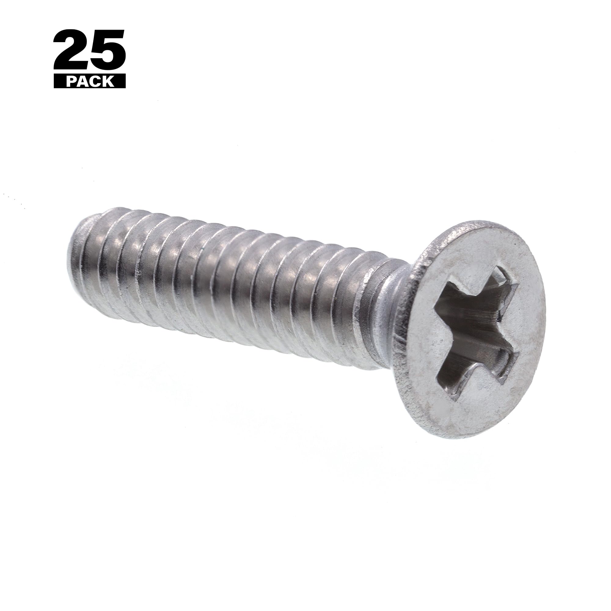 Prime-Line 9000349 Machine Screws, Flat Head, Phillips Drive, #4-40 X 1/2 In., Grade 18-8 (25 Pack)