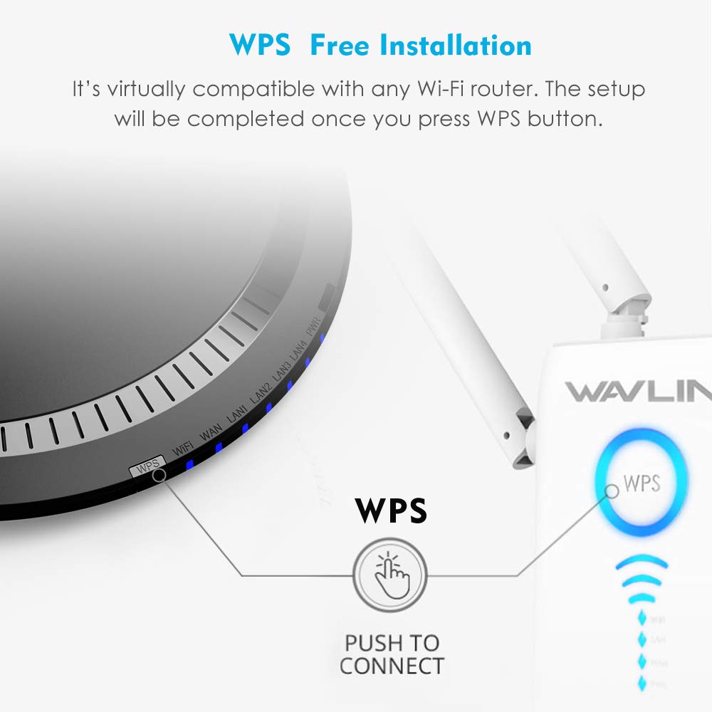 WAVLINK AC3000 Smart Wi-Fi Router for Home,MU-MIMO Tri-Band Wireless Interent Gigabit Router,High Speed WiFi Range Extender with Touchlink,4K Streaming/Gaming(Ethernet Ports,Guest WiFi, QoS)