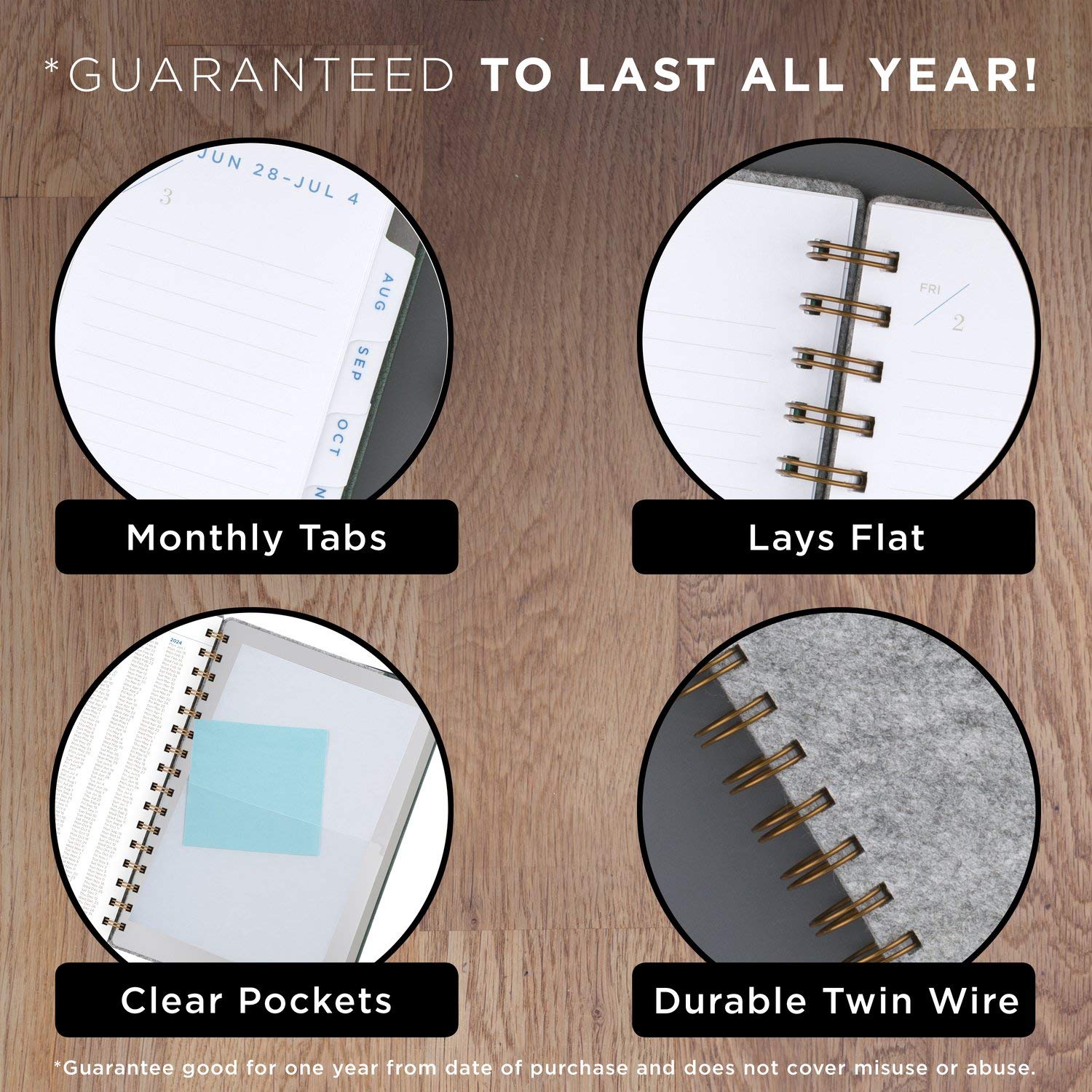 Academic Planner 2021-2022, AT-A-GLANCE Weekly & Monthly Planner, 5-1/2" x 8-1/2", Small, for School, Teacher, Student, Signature Collection, Gray Felt (YP200A25)