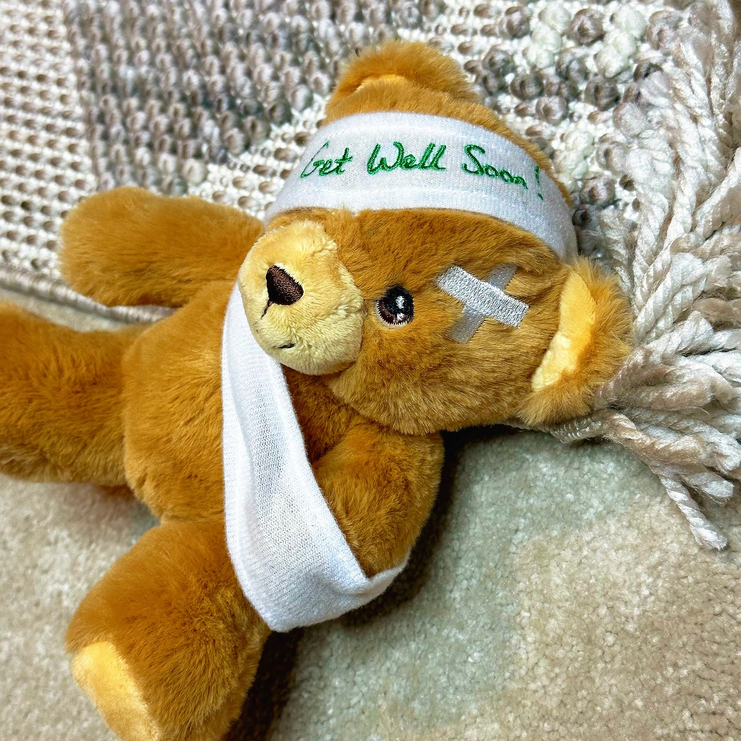 Deluxe Paws Eco Plush Special Occasions, 100% Recycled (Get Well Soon)