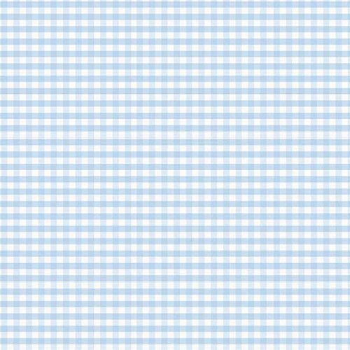 SheetWorld Youth Bed Sheet Set 33 x 66, 100% Cotton Jersey Blue Gingham, Made in USA