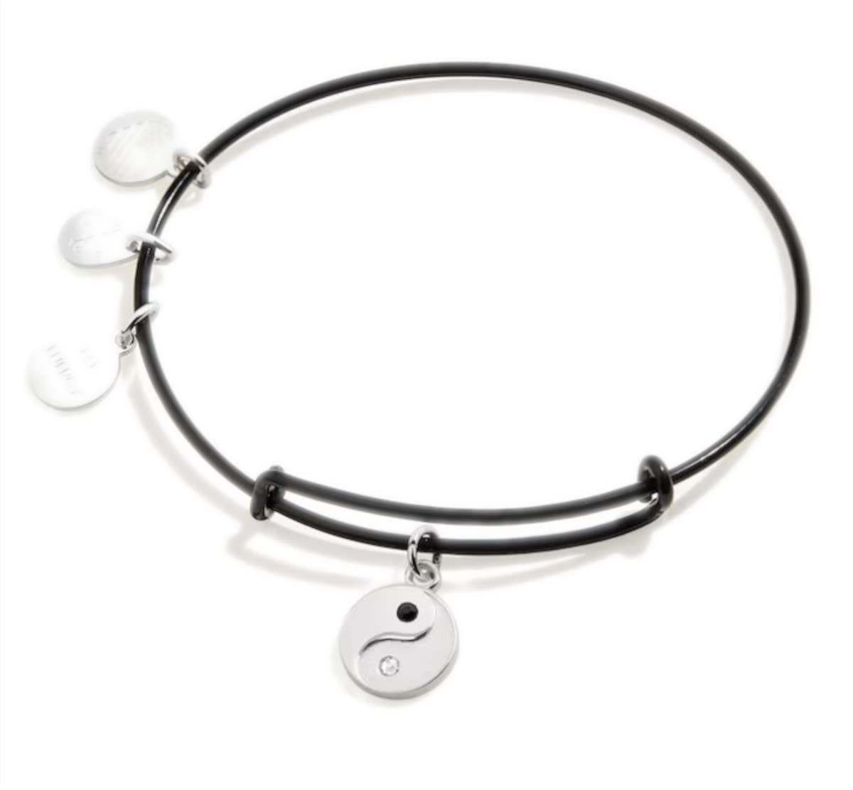 Alex and Ani Symbols and Tokens Expandable Bangle for Women, Butterfly Charm, Shiny Rose Gold Finish, 2 to 3.5 in