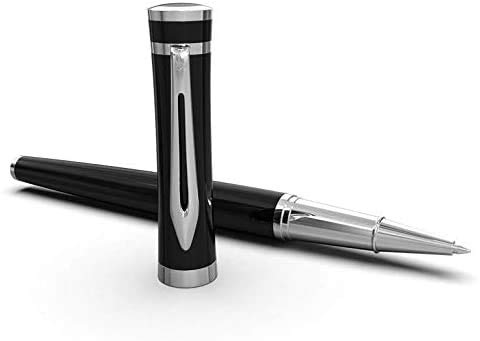 Wordsworth & Black Gel Rollerball Pen [Black Chrome], Journaling, Note-Taking, Business, Professional, Executive Writing Pens; Perfect Roller Ball Pen Gift for Men and Women