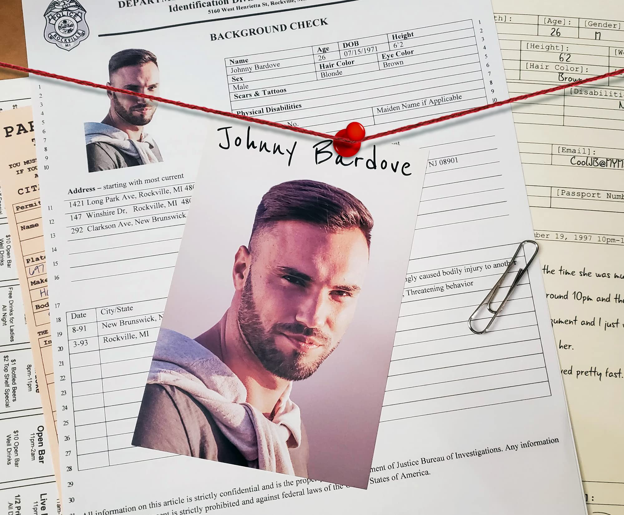 Detective Murder Unsolved Murder Mystery Game - Murder @ Park Place - Unsolved Murder Mystery Cold Case Files Game