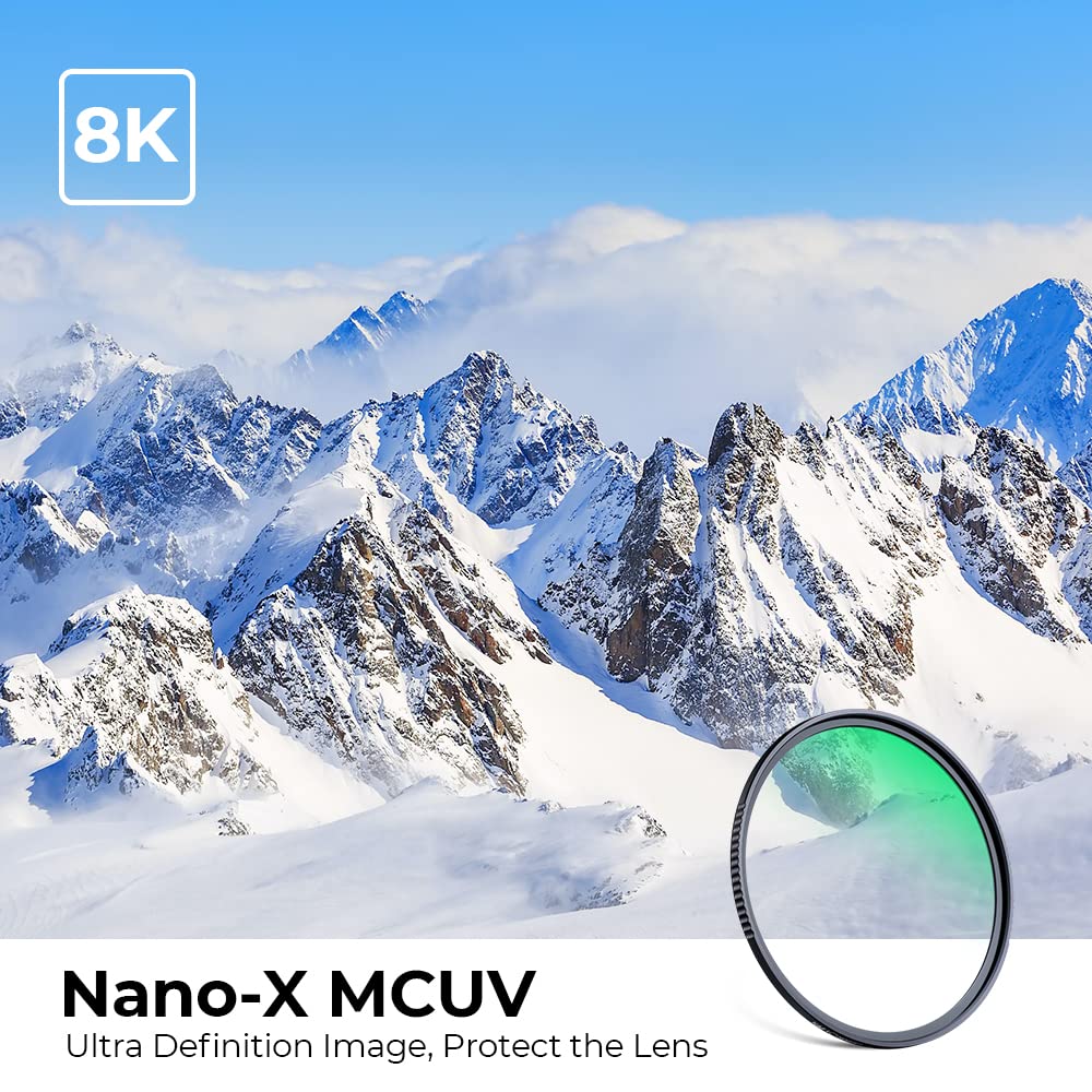 82mm MCUV & CPL Lens Filters Kit (2 Pcs) with 28 Multi-Layer Coated (Nano-X Series)
