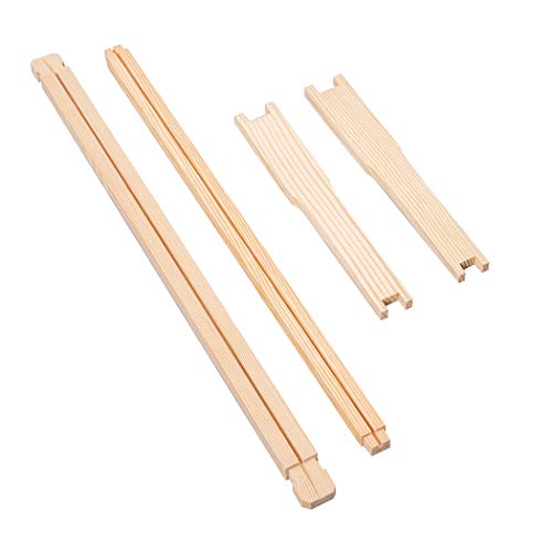BeeCastle 10 Pack Beehive Frames and Wax Foundations for Deep Brood Bee Hives with Wooden Bee Hive Frames and 100% Beeswax Coated Foundations, 9-1/8-Inch (Yellow)