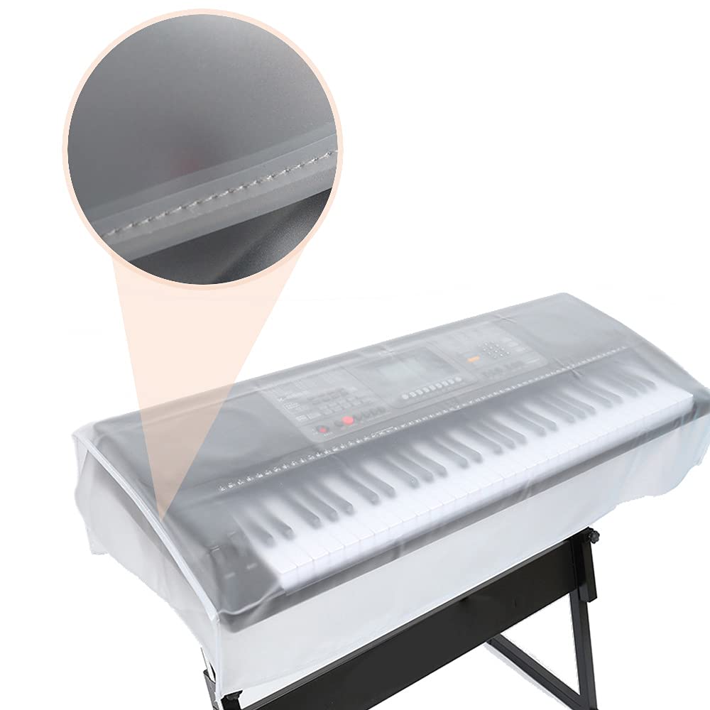 88 Key Digital Piano Keyboards Cover Electronic Piano Transparent Waterproof Protect Bag for Pianos (88-Key)
