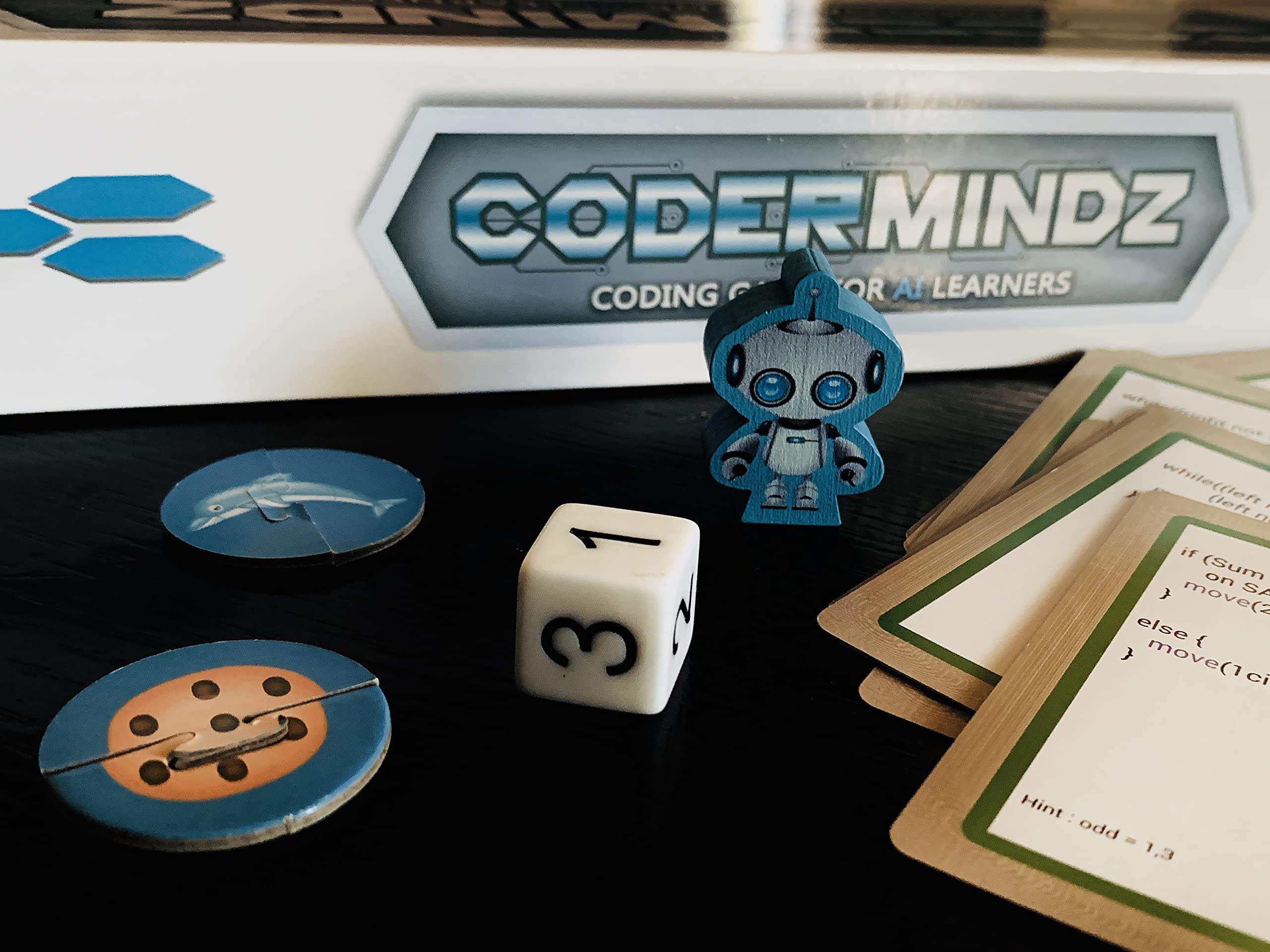 CoderMindz Game for AI Learners! NBC Featured: First Ever Board Game for Boys and Girls Age 6+. Teaches Artificial Intelligence and Computer Programming Through Fun Robot and Neural Adventure!