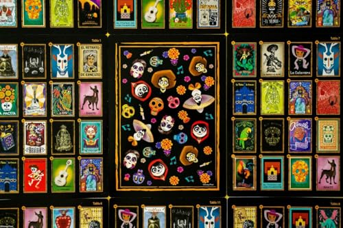 Coco Remember Me Loteria Game - Custom Artwork from Disney Pixar Film, Inspired by Mexican Culture