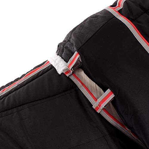 Weatherbeeta ComFiTec with Therapy-Tec Channel Quilt Detach-A-Neck Medium - Black/Silver/Red - 69"