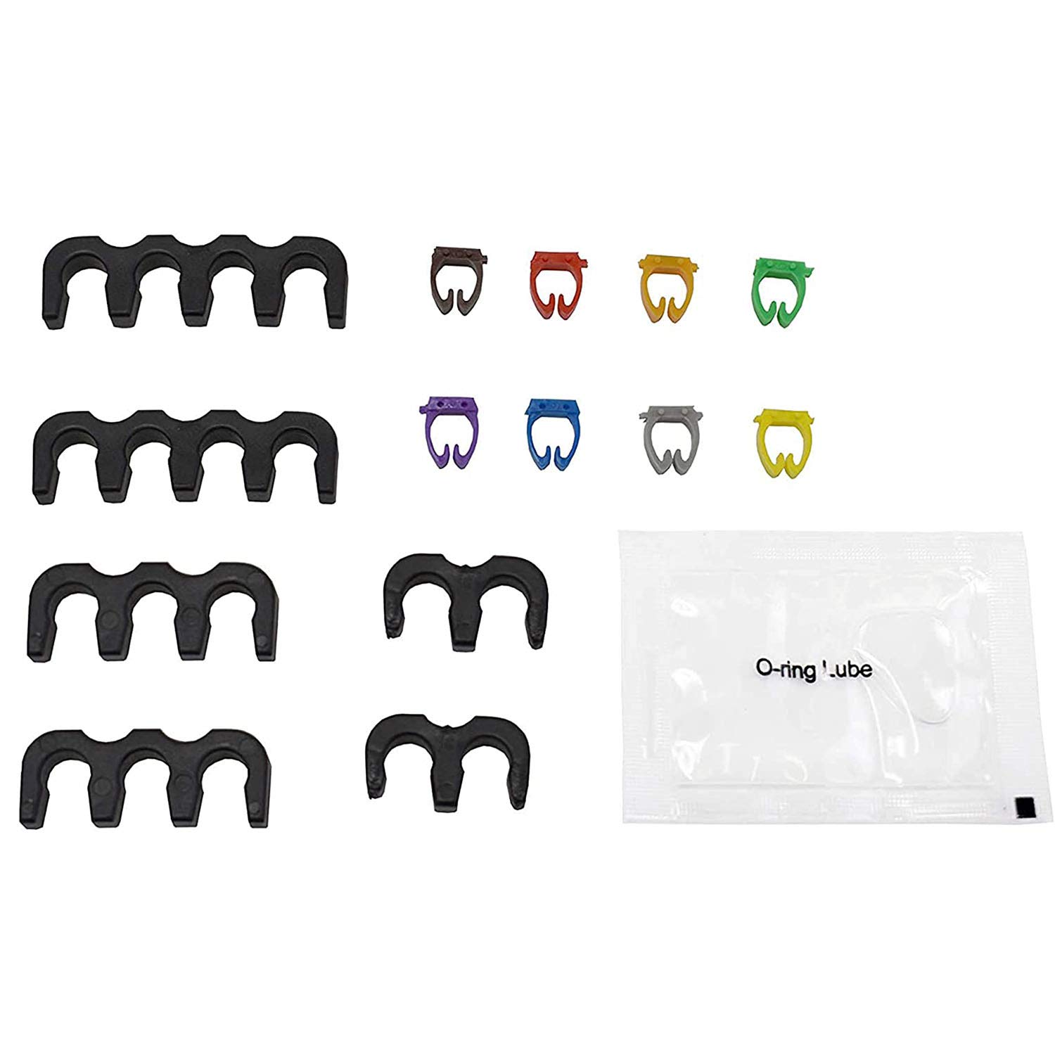 A-Team Performance - Silicone Spark Plug Wires Set - Compatible with SBF Small Block Ford Valve Cover Wires 221 255 260 289 302 351W BOSS 302 Fits HEI Distributor Caps Blue 8.0mm