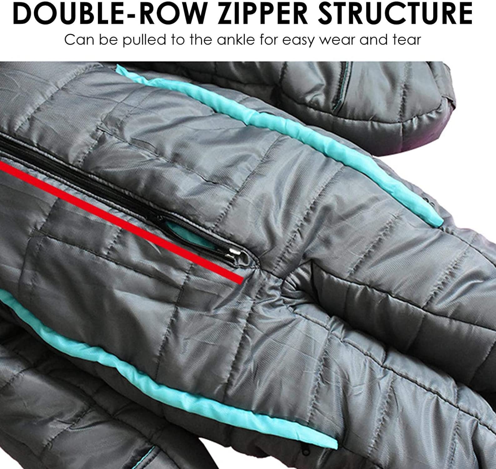 Alien Sleeping Bag,Adult Wearable Sleeping Bag with Arm Legs for Camping, Hiking, Outdoors, Backpacking, Trips, Traveling Sleeping Bags for Adults,Unisex Sleeping Bag (M)
