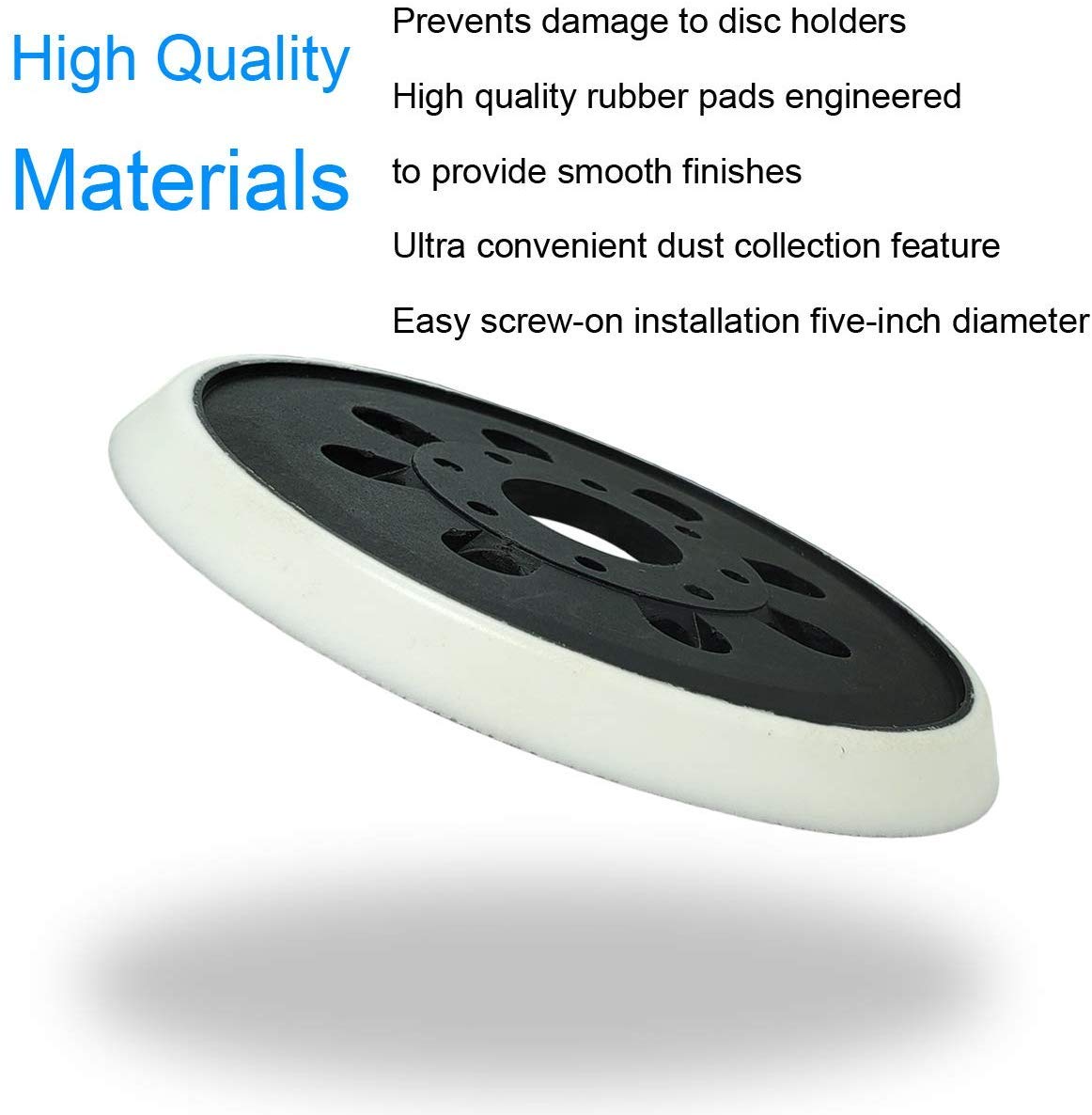 5β RS035 Sanding Pad Replacement,Compatible with Bosch Orbital Sander ROS20VS, ROS20VSC, ROS20VSK, ROS20, ROS10,Hook & Loop Sanding Backing Pad,Pack of 2