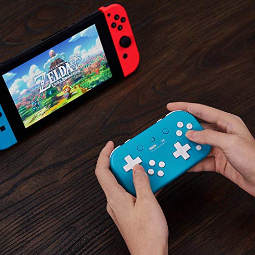 AKNES Lite Bluetooth Wireless Controller Gamepad for Nintendo Switch & Lite, Nintendo Switch & Windows, Steam, Raspberry Pi (Turquoise Edition)