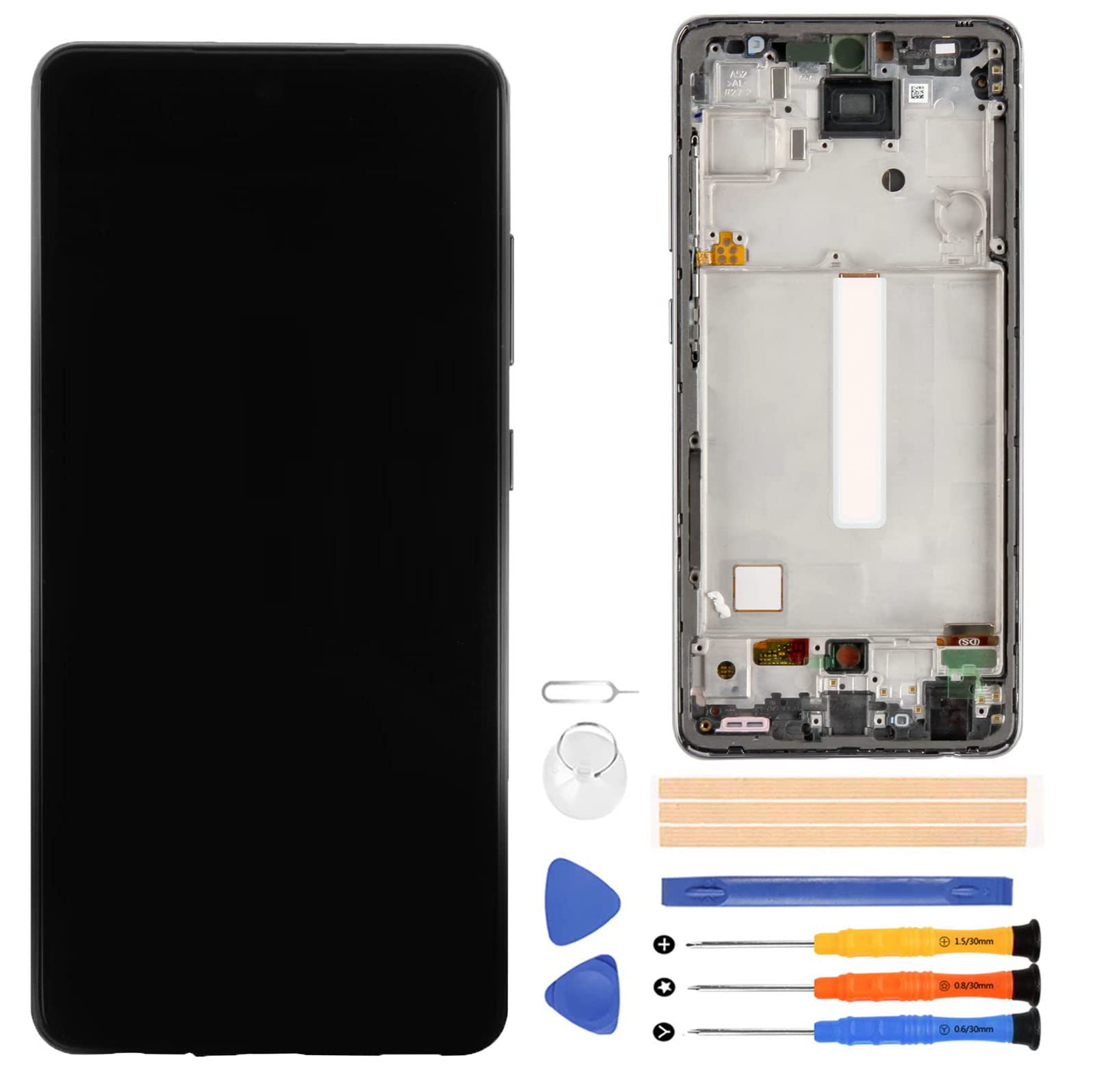 A-MIND for Samsung Galaxy A52 4G SM-A525 Screen Replacement with Frame(Not for A52 5G) 6.5 inch SM-A525F SM-A525M LCD Display Touch Screen