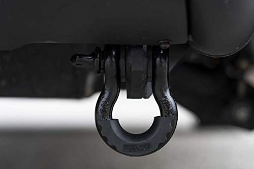 Rough Country Tow Hook Shackle Mounts for 2007-2021 Toyota Tundra - RS146 , Black