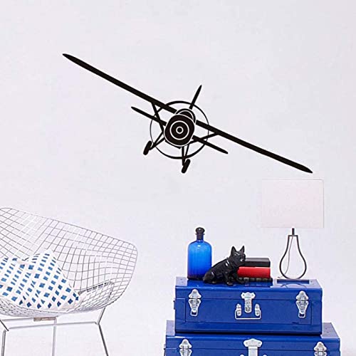 Airplane Wall Decal Removable PVC Wall Sticker for Kids Room Nursery Wall Art Mural Stickers Mural 90X43Cm