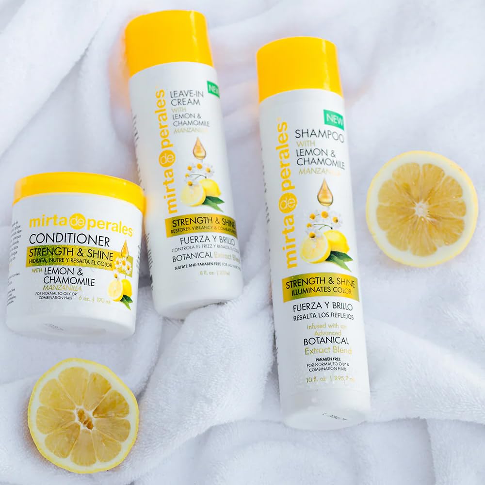 Mirta De Perales Shampoo with Lemon & Chamomile Manzanilla 10 fl oz.