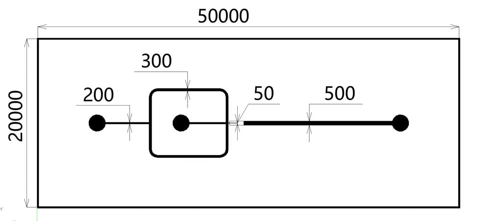 CAULYS Microfluidic PDMS Droplet Chip, Fish Bone Mixed Laminar Flow Electrode, Lab-on-Chip (Cross Droplet Type)
