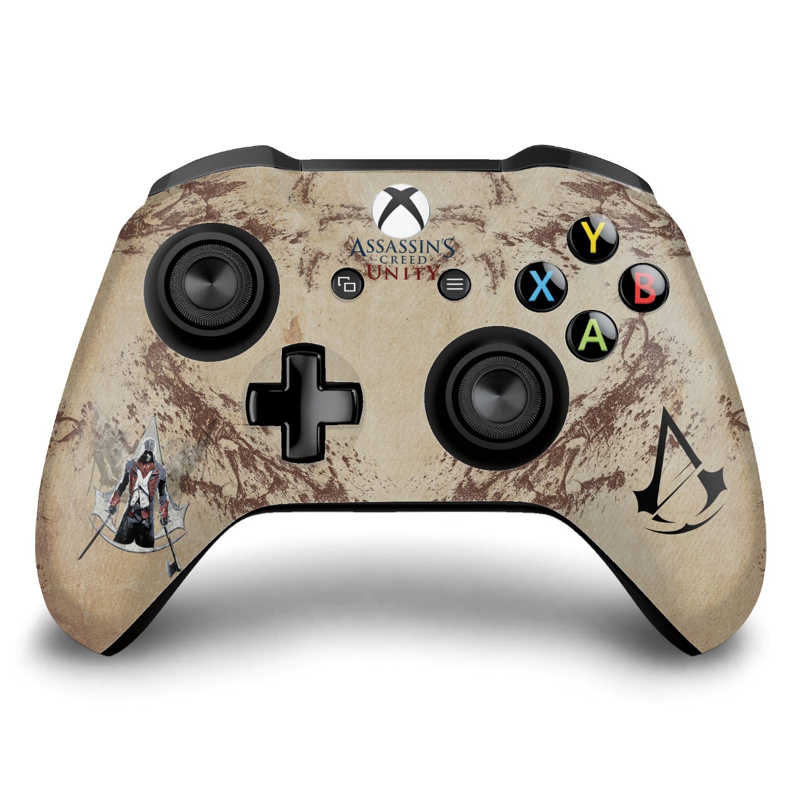 Head Case Designs Officially Licensed Assassin's Creed Arno Dorian Unity Key Art Vinyl Sticker Gaming Skin Decal Cover Compatible With Xbox One X Console and Controller Bundle