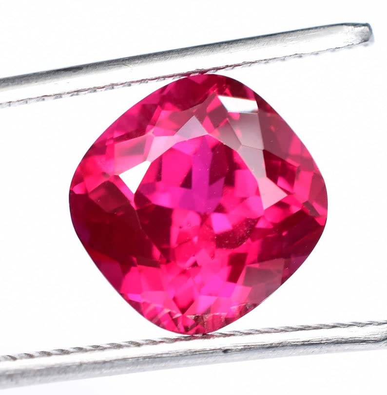 9.85 Ctw Flawless Mozambique Pigeon Blood Red Ruby Radiant Cut Gemstone GIT Certified Beautiful and Luster Making Jewelry & Ring Product