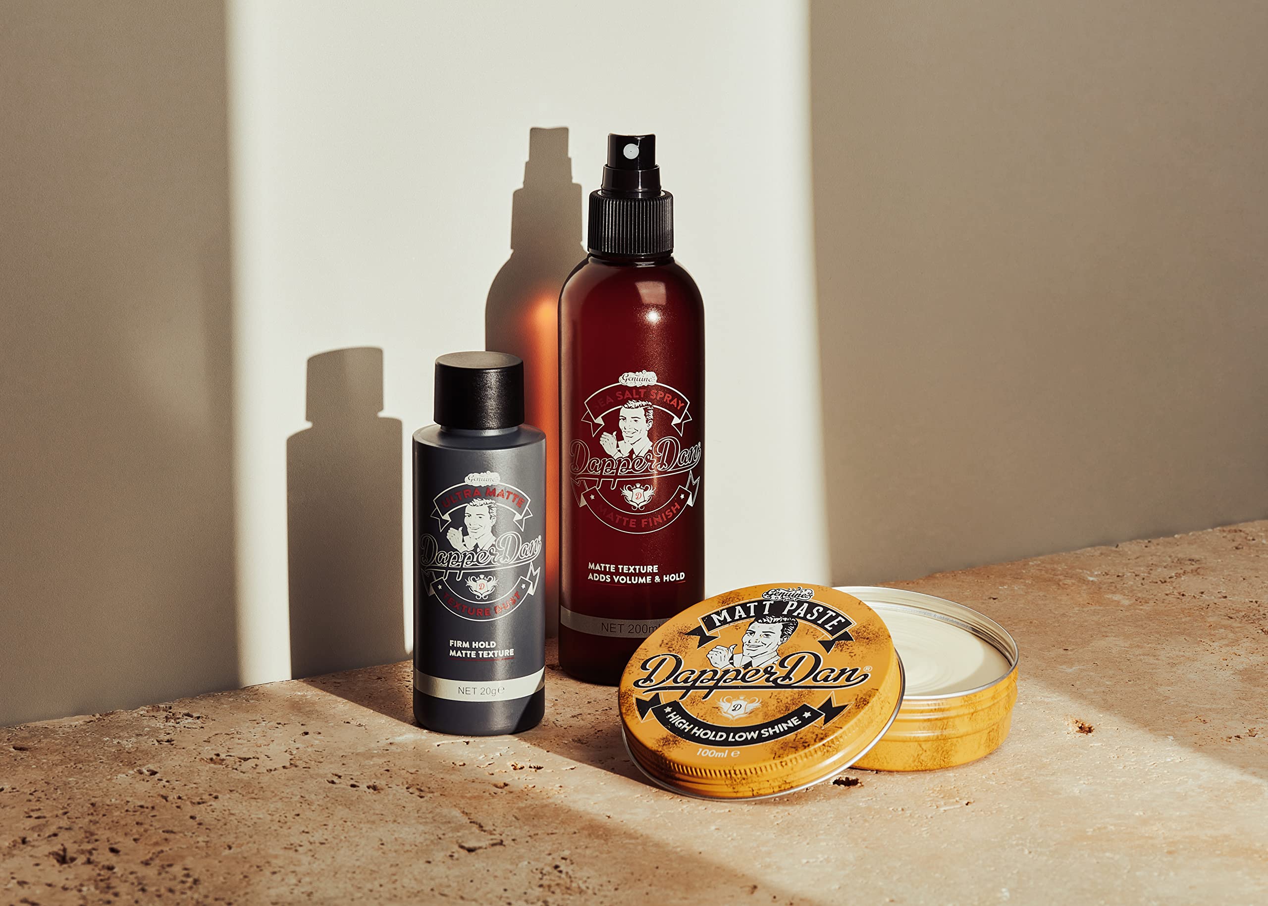Dapper Dan Matt Paste, High Hold Low Shine Hair Paste for Men, Versatile Hair Product with Flexible Hold for All Styles, Vintage Cologne Fragrance, 1 x 100ml