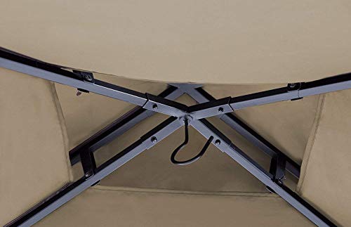 MASTERCANOPY Grill Gazebo Replacement Canopy for Model L-GG001PST-F (Beige)