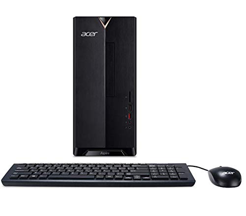 Acer Aspire TC-885-ACCFLi5O Desktop, 8th Gen Intel Core i5-8400, 8GB DDR4 + 16GB Optane Memory, 2TB HDD, 8X DVD, 802.11ac WiFi, Windows 10 Home