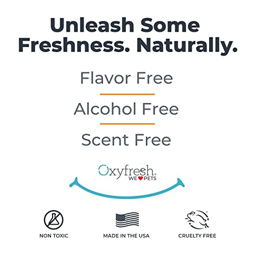 Oxyfresh Advanced Pet Dental Spray – Instant Pet Fresh Breath: Easiest No Brushing Pet Dental Solution for Dogs and Cats – Best Way to Fight Pet Plaque, Keep Teeth & Gums Healthy. 3oz.