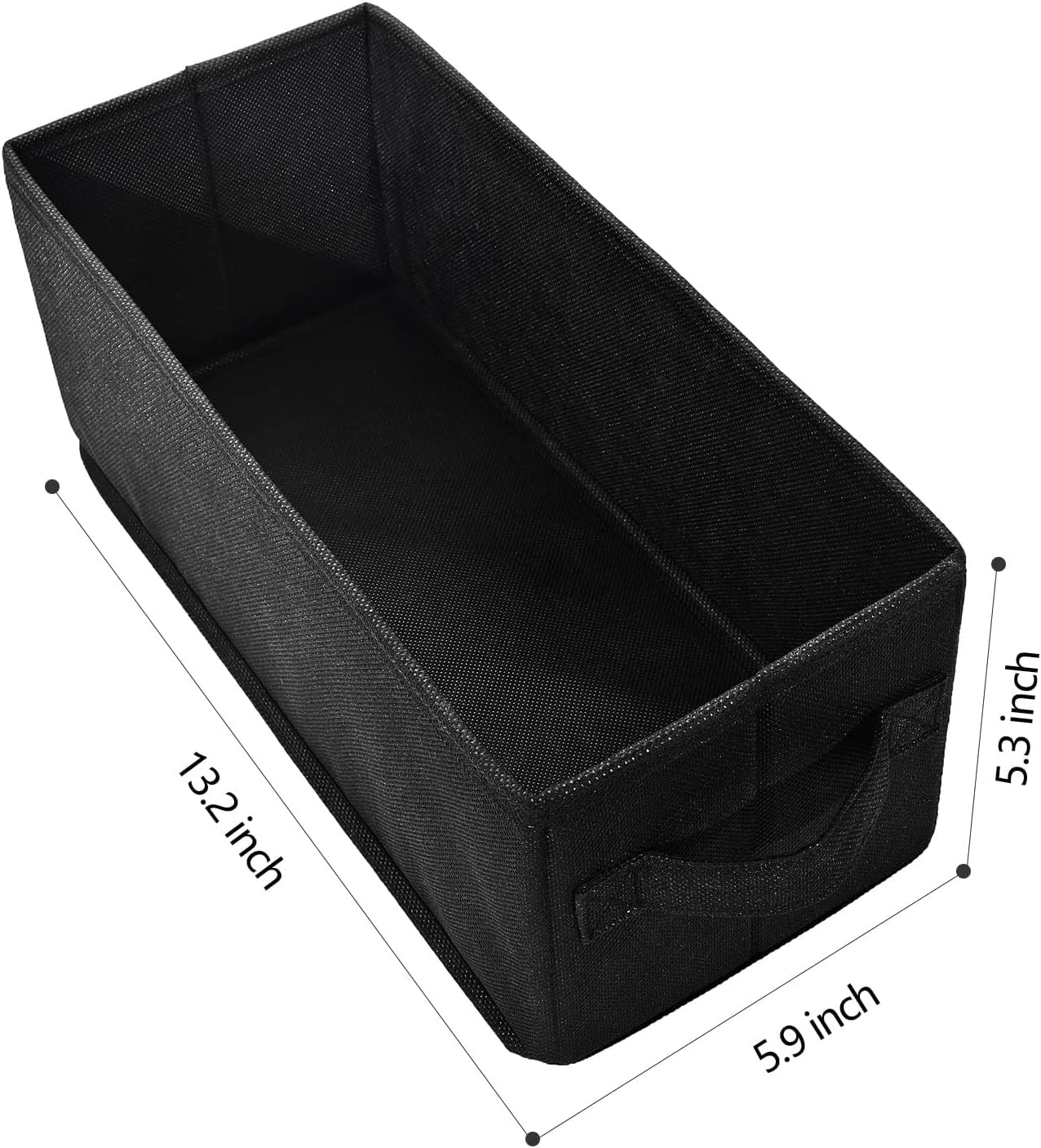 UENTIP CD Storage Boxes - Pack of 4 CD Case Storage - 13.2" x 5.9" x 5.3", Container holds 30 CDs in full jewel cases, 60 CDs in slim cases, and 165 discs in CD sleeves - Black (4pack-black)