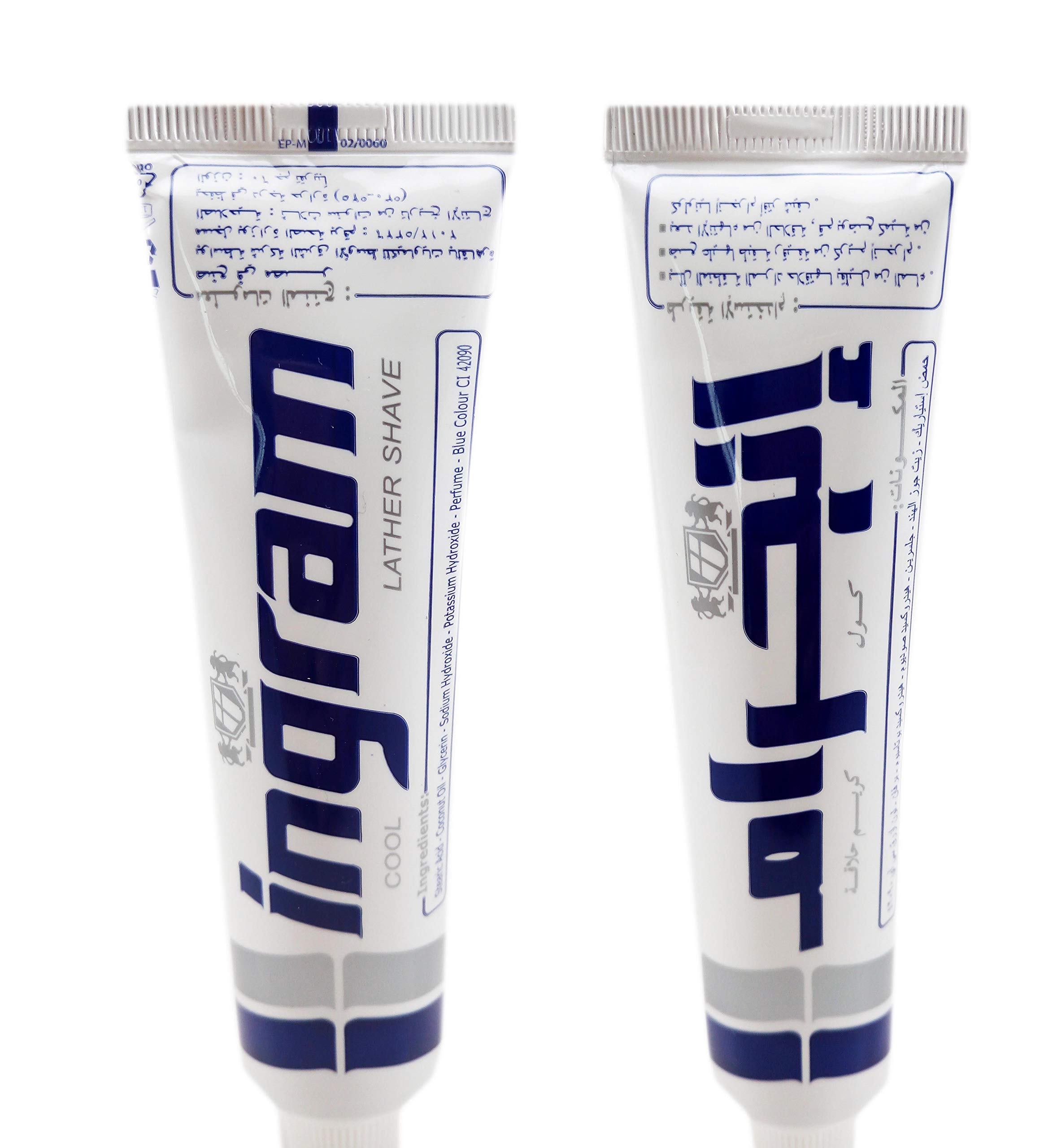 Ingram Cool Lather Shave Cream Tube 60 gm Men Toiletries Smoothing Shaving Skin (1 Pack / 60 gm)