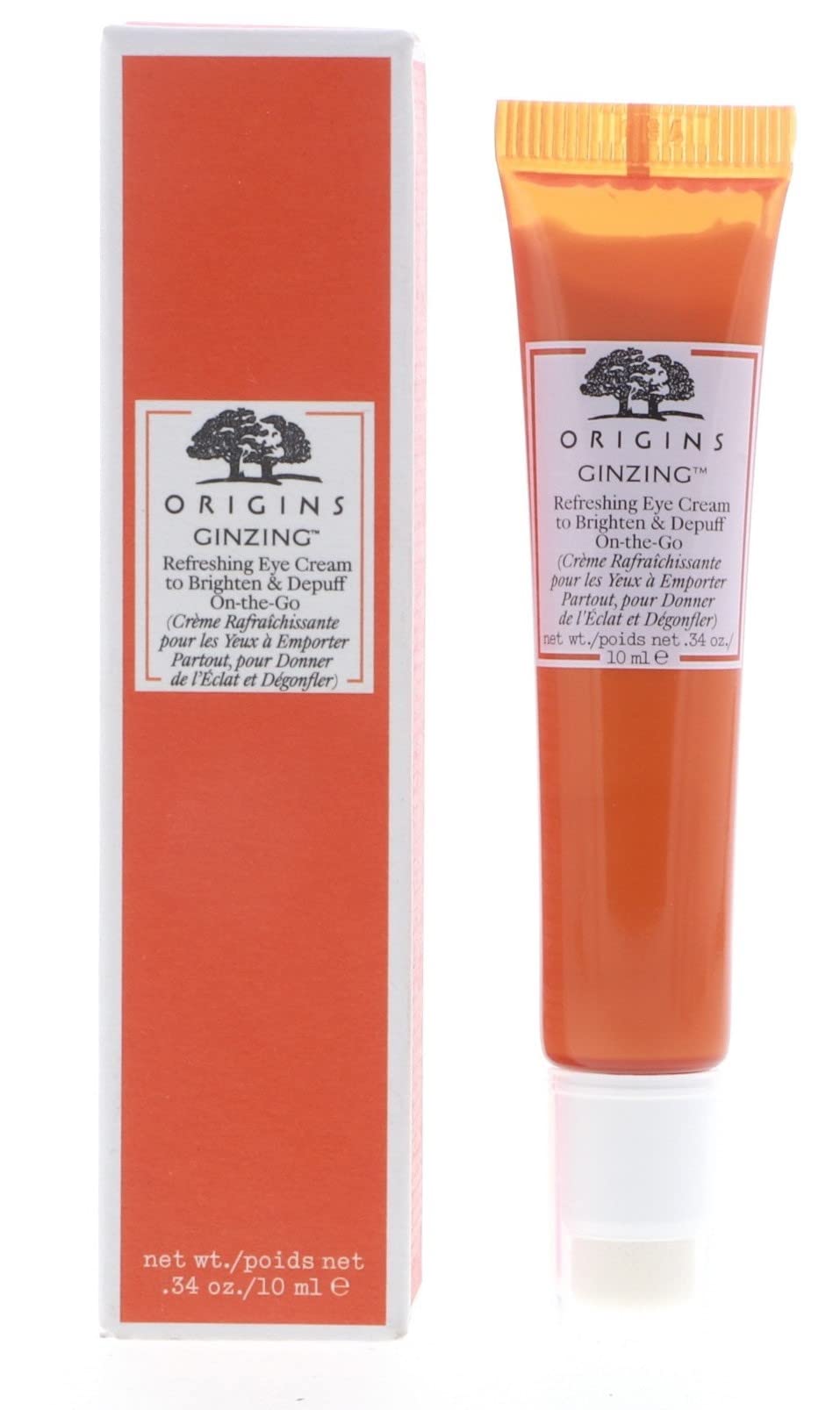 Origins Ginzing Refreshing Eye Cream To Brighten and Depuff Unisex Cream I0096707 0.34 Fl Oz (Pack of 1)