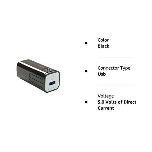 ADCB POW1 - Emergency USB Battery Powered Power Bank Compact Portable 4 AA Batteries Ideal for Smartphones, Tablets, Mobile, Apple, iPhone, Android
