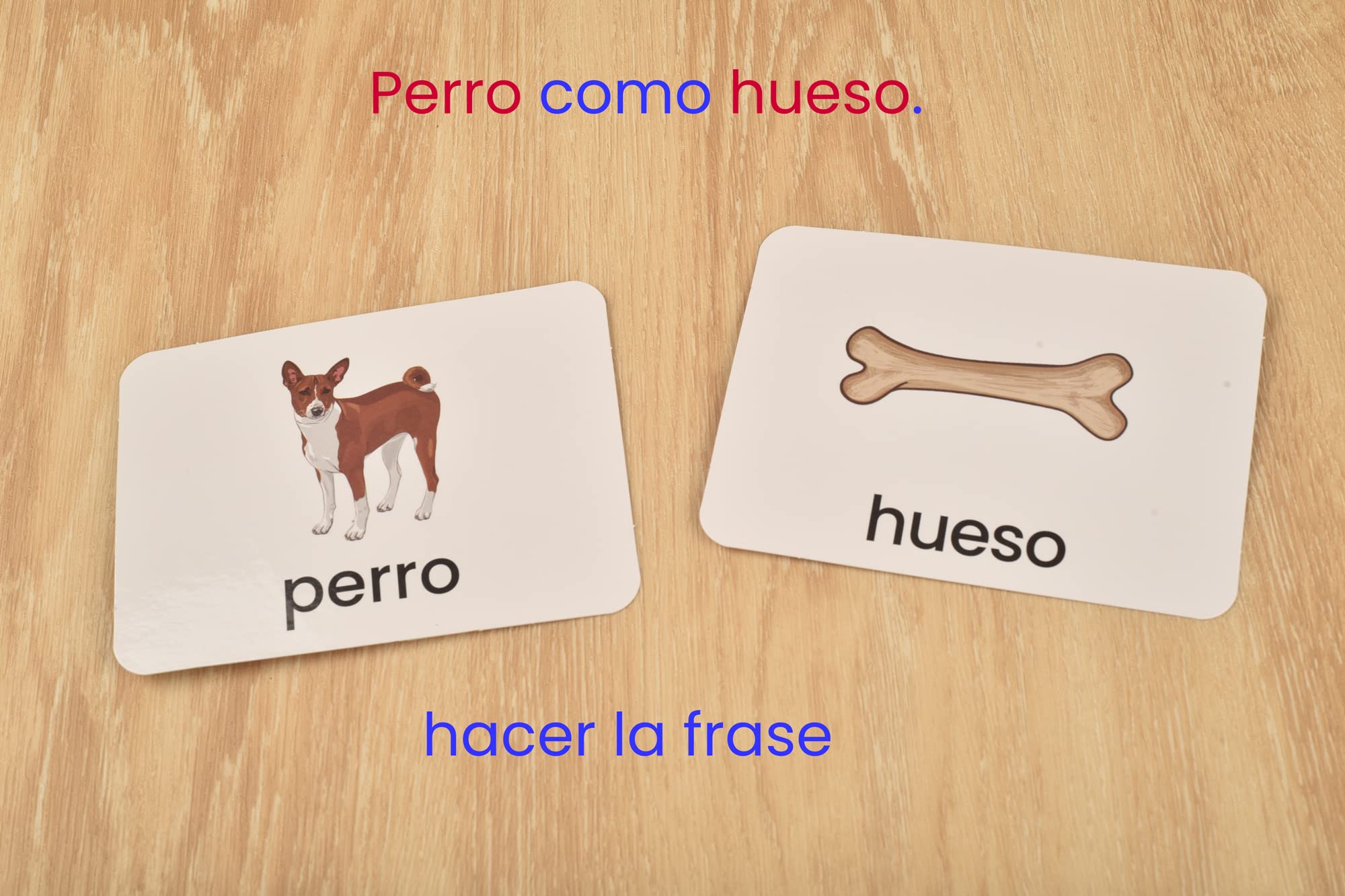 BOHS Spanish Literacy Wiz Spelling Game - Espanol Lower Case 60 Flash Cards - Preschool Language Learning Educational Toys