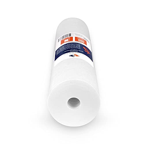 Aquaboon 1 Micron 20" x 4.5" Sediment Water Filter Replacement Cartridge | Whole House Sediment Filtration | Compatible with AP810-2, FPMB-BB5-20, P5-20BB, FP25B, 155358-43, 8 Pack