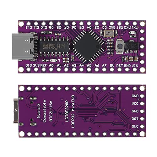 AITRIP 3PCS Type-C LGT8F328P-LQFP32 LGT8F328P LQFP32 MiniEVB HT42B534 SOP16 USB Driver Development Board Compatible with ATMEGA328 Nano V3.0 for Arduino