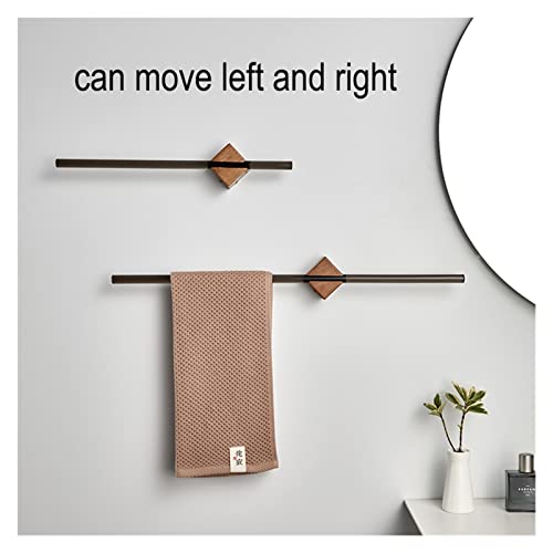 STARMS 40/50/58cm Wall Mount Storage Rack Towel Rack Towel Hanger Bath Towel Holder Wall Hanging Bathroom Kitchen Rack (Color : C 580MM)