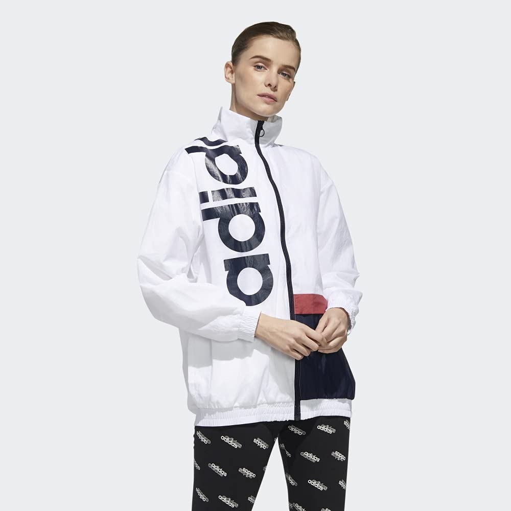 adidas womens New Authentic Track Top White XX-Large