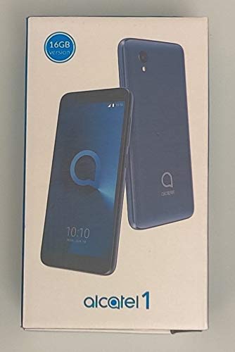 Alcatel 1 Unlocked Phone 4G LTE 5" Display 16GB Dual Camera ATT, Tmobile, Metro, Straight Talk - Blue