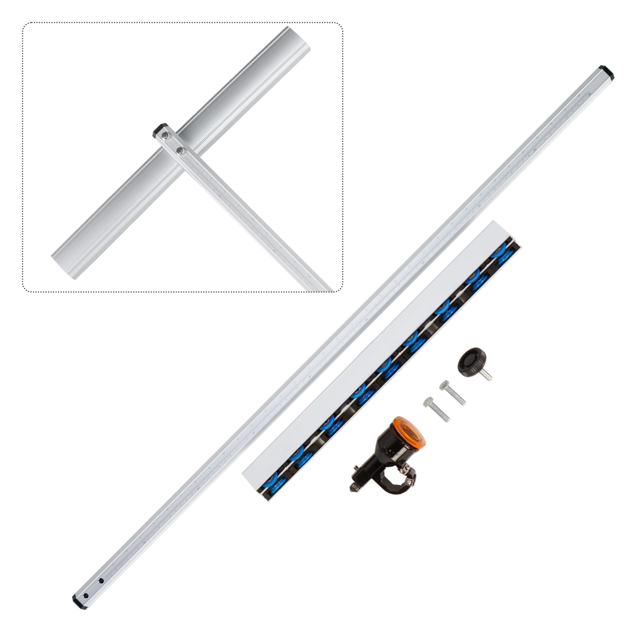 awagas Glass Tile Cutter, 90cm (35.43 in) Large T-Shaped Glass Cutting Tool, Glass Cutting Tools with Accurate Scales, Straight Cutter for Glass Ceramic Tile Vitrified Brick of 3-12mm with Auto Oiling