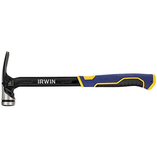 IRWIN Hammer, Max Strike, 19oz High Velocity Steel Hammer Milled Face (IWHT51019)