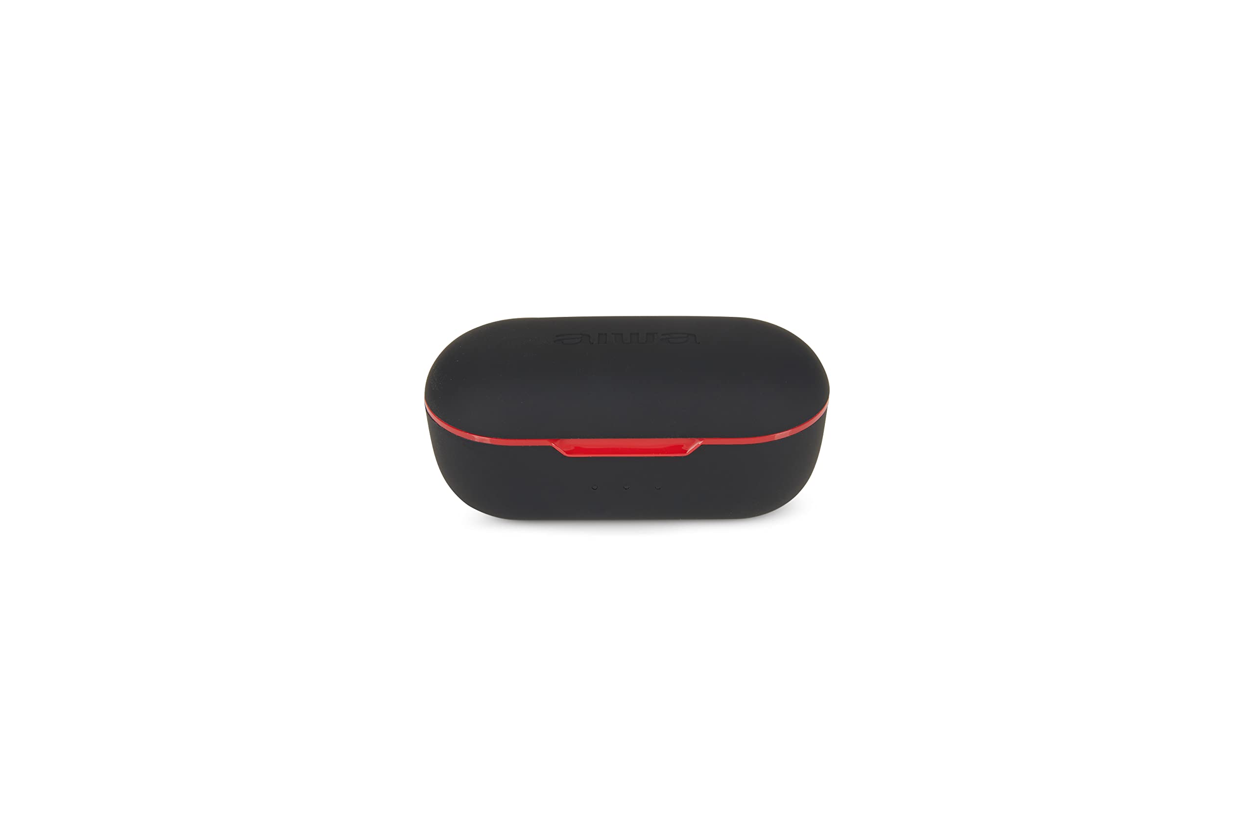 Aiwa Connect Pro Wireless Earbuds True Wireless Stereo Headphones with Wireless Charging Case, IPX4 Waterproof, 30 Foot Wireless Range, Premium Sound, for Running and Working Out (Black)