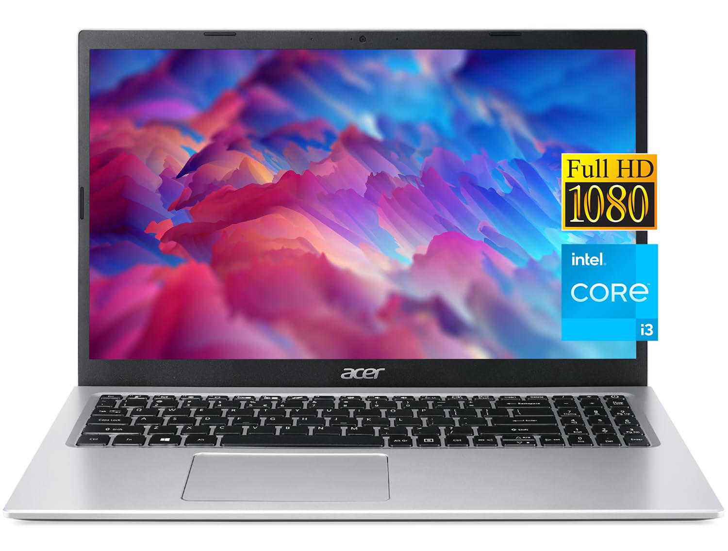 acer Newest Aspire 3 15.6" FHD Slim Laptop Computer, 16GB RAM, 1TB PCIe SSD, Dual-Core Intel Processor, Numeric Keyboard, HDMI, Webcam, WiFi, Ethernet Port, Windows 11 Home, w/CUE Accessories