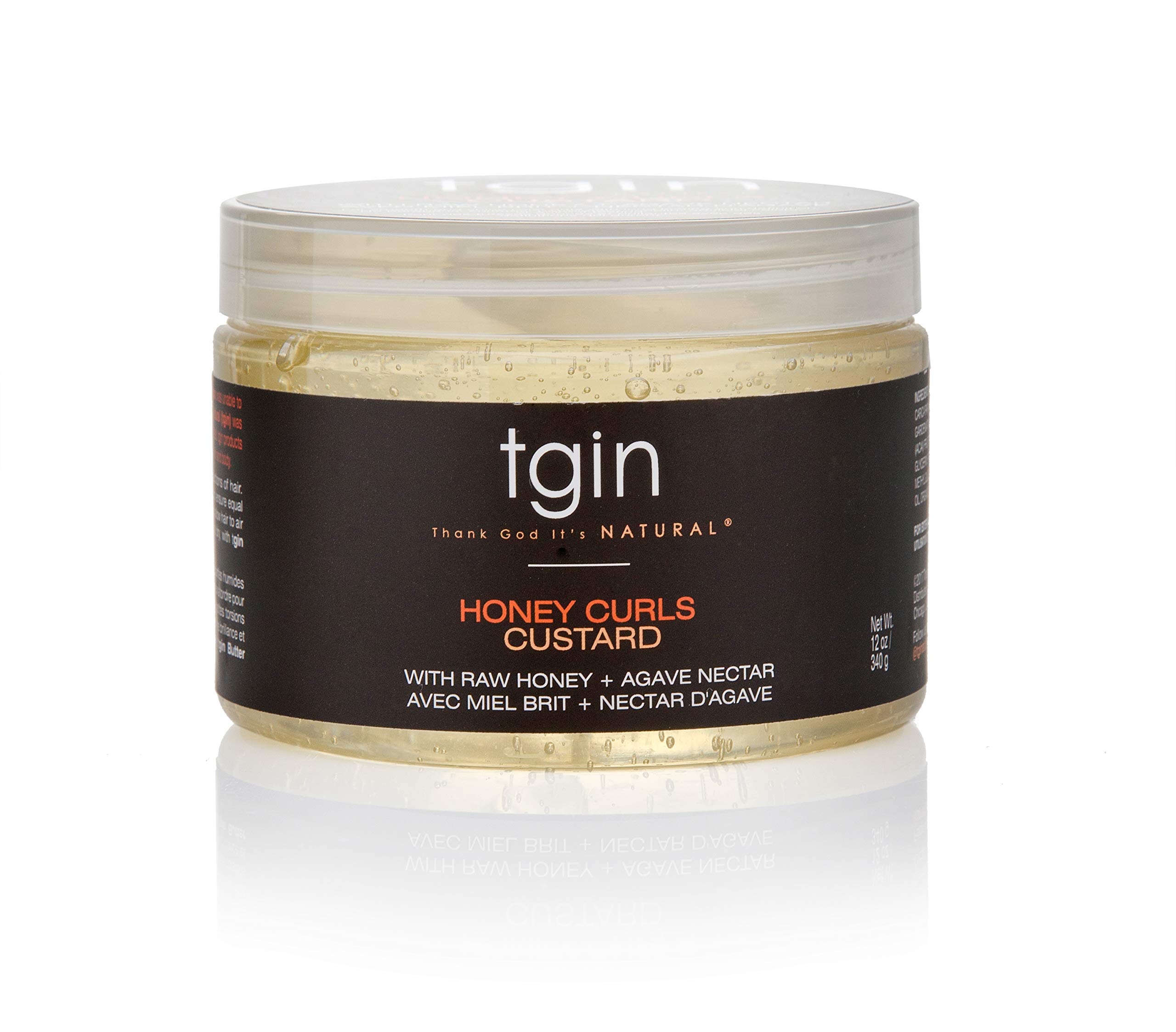 Thank God It's Natural Honey Curls Custard - 12 Oz - For Natural, Dry, Curly, Damaged Hair