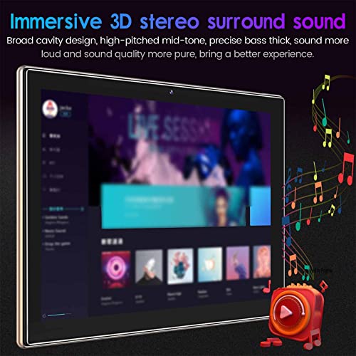 AZXY Tablet Laptop for Kids, 10 Inch Android Tablet with 1080P IPS High Definition Screen, 2GB+16GB WiFi Bluetooth Voice Call Game Video Learning Tablet 4000mAh Android 5.1 System