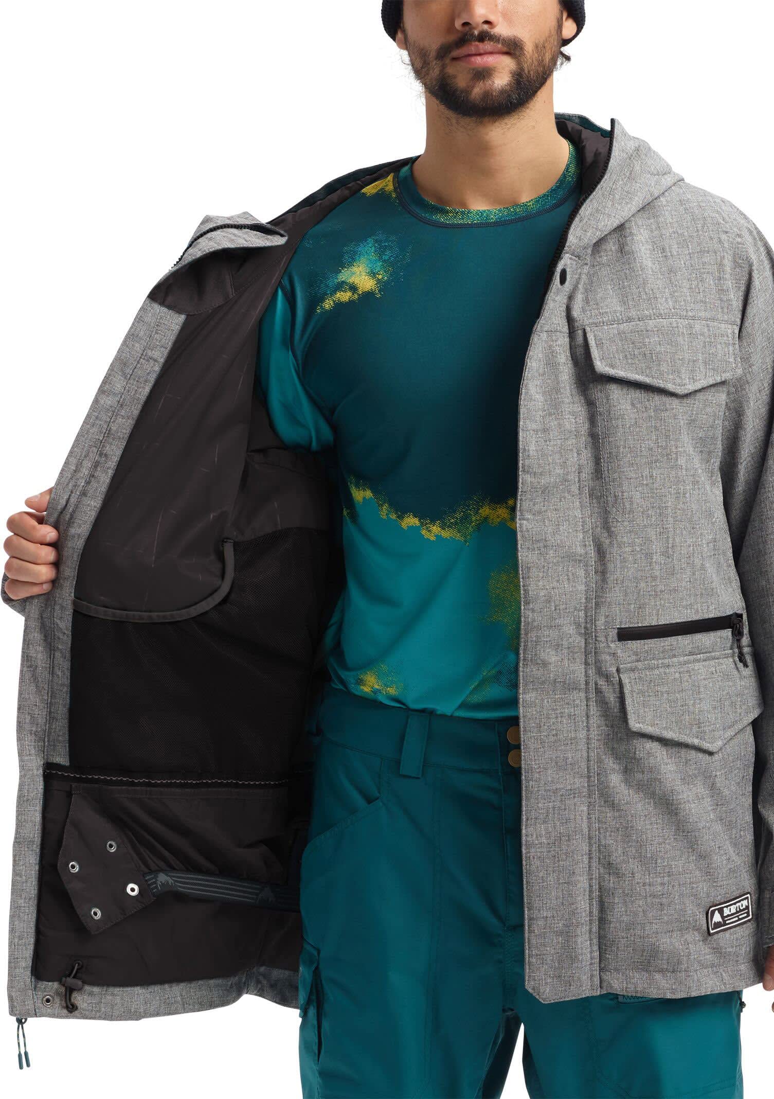 Burton Mens Covert Jacket, Bog Heather New, Medium