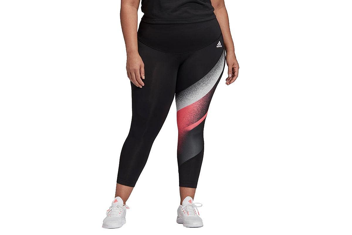 adidas womens Unleash Confidence FeelBrilliant 7/8 Tights Team Royal Blue/White 1X