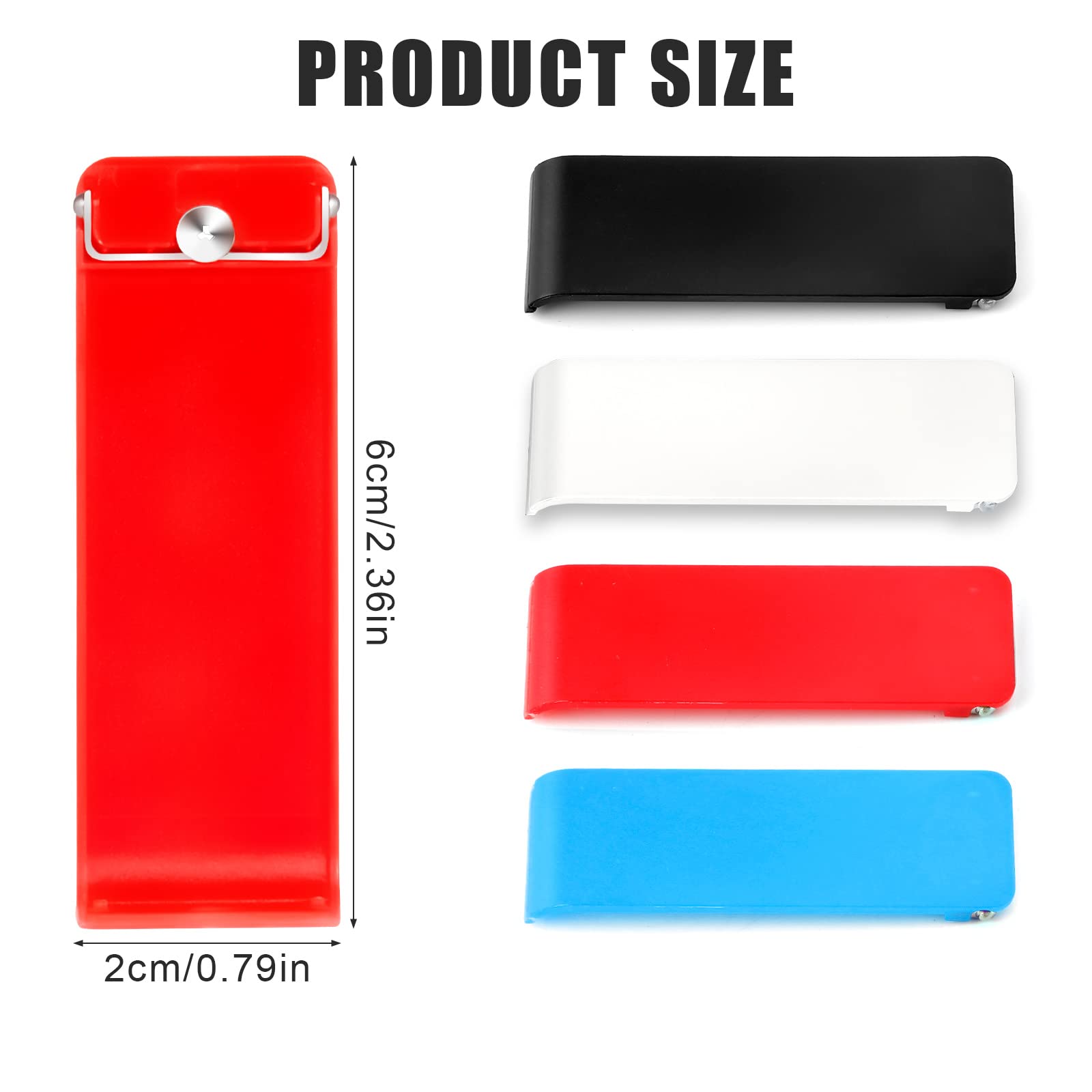 4pcs Back Stand for Nintendo Switch, Back Stand Kickstand Replacement Back Shell Holder Kickstand Replacement Compatible with Switch Console (4 Colors)