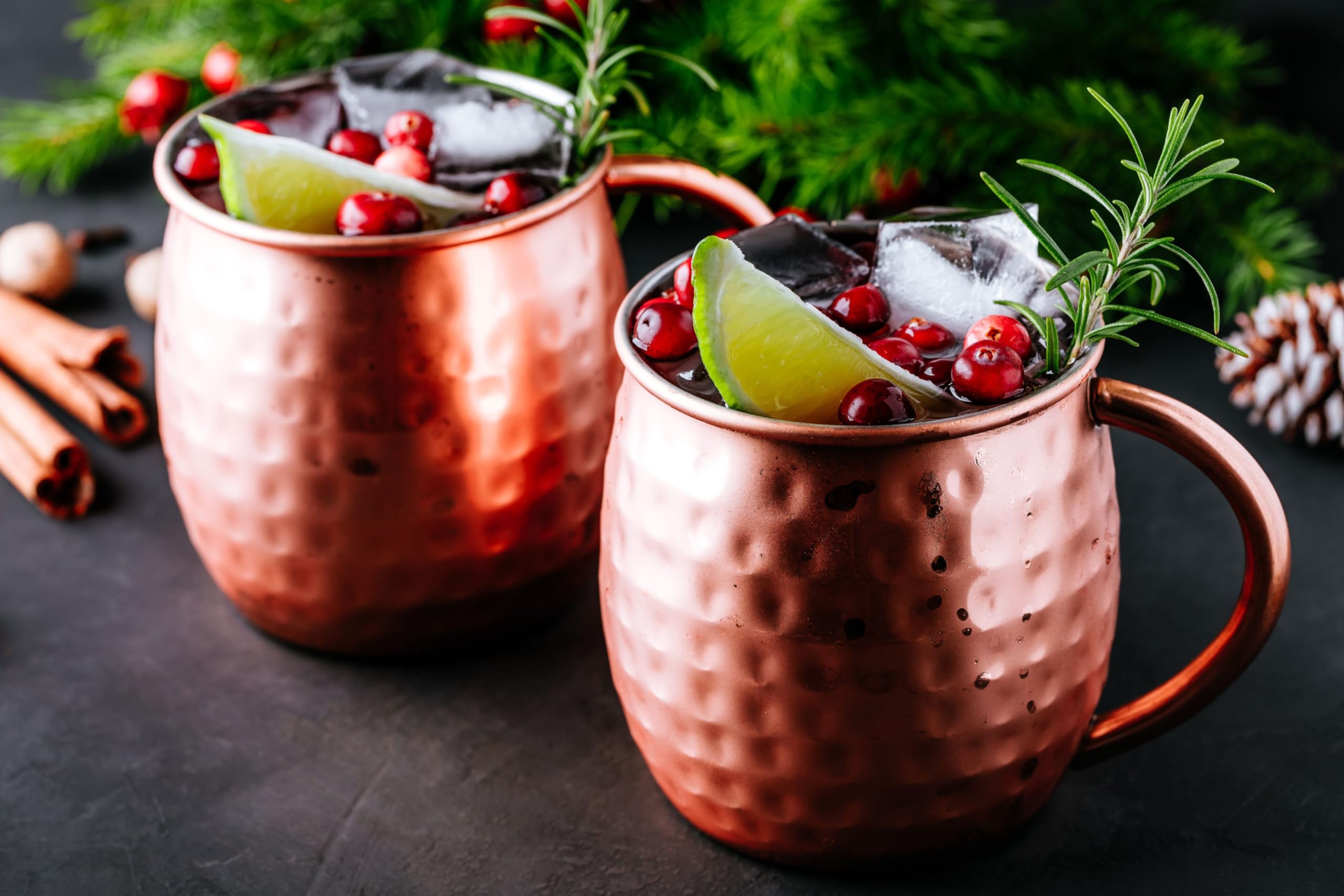Alchemade 100% Pure Copper Barrel 16 Ounce Mug Perfect For Moscow Mules, Other Cocktails, Or Your Favorite Drinks - Will Keep Beverages Colder Longer